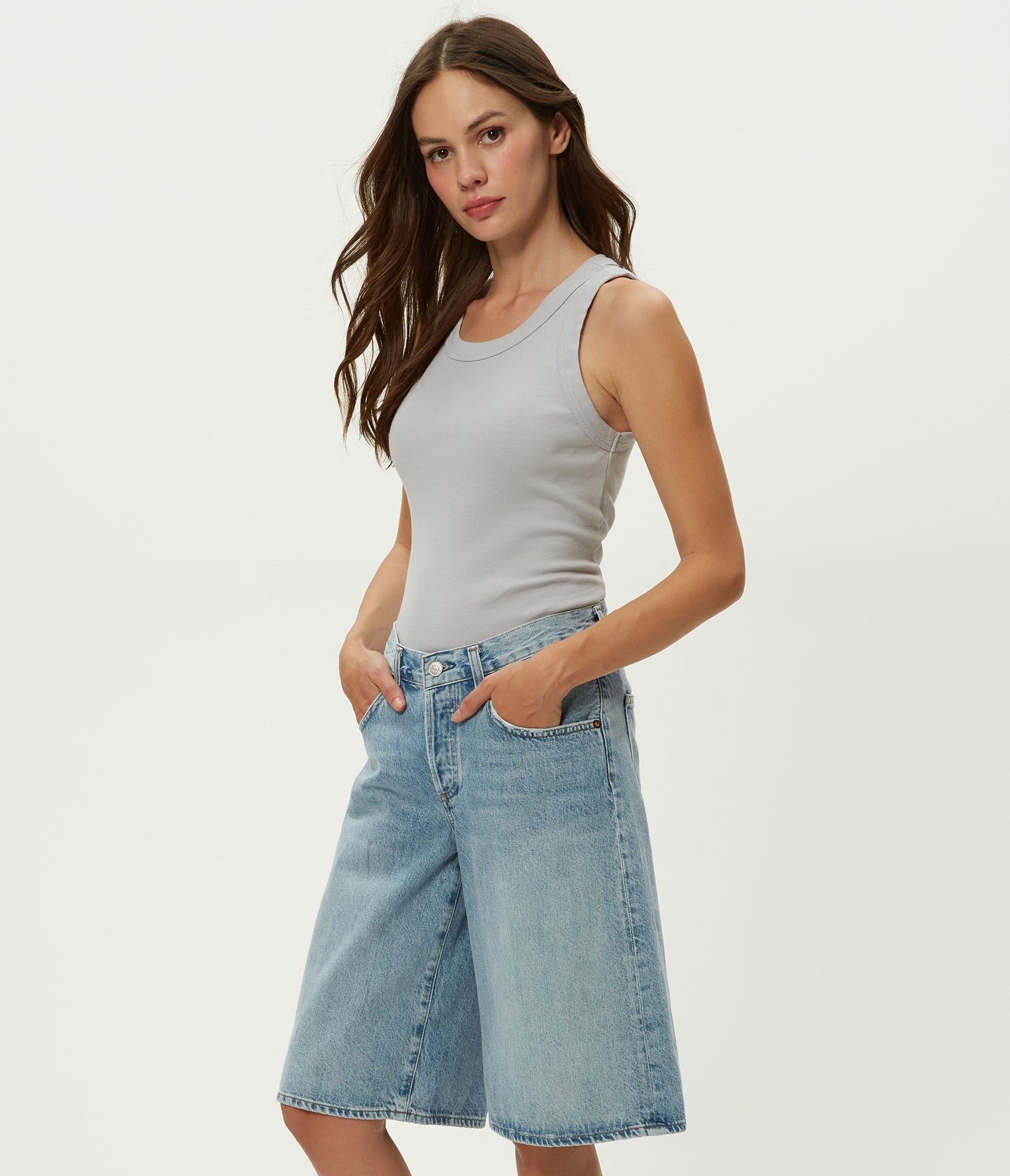 (取寄) マイケル スターズ レディース パロマ ワイド バインディング タンク Michael Stars women Michael Stars Paloma Wide Binding Tank Nocturnal Paloma Tank